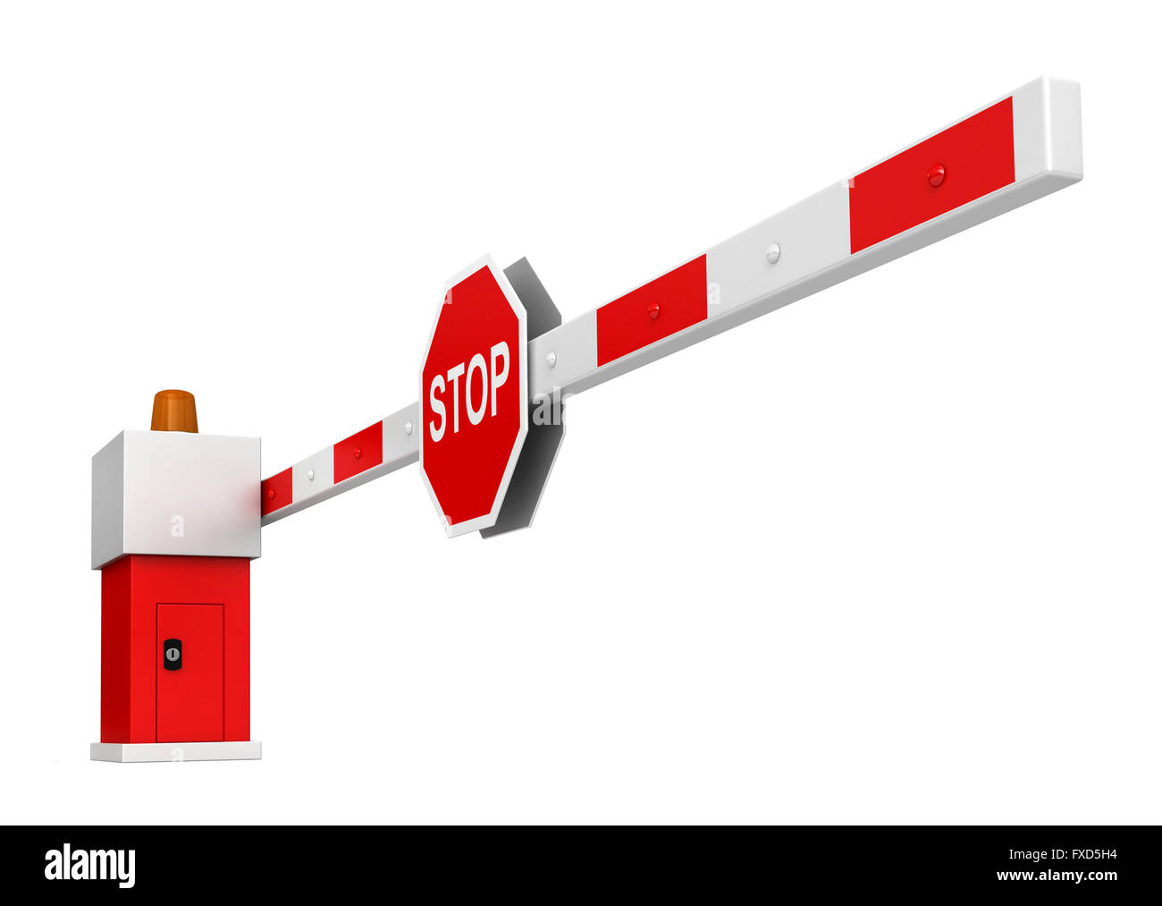 Barrier gate Cut Out Stock Images & Pictures - Alamy