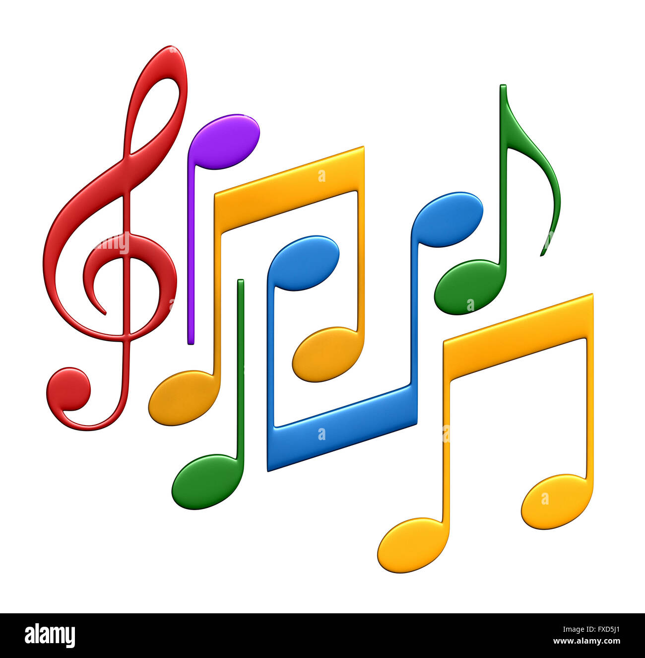 Music notes abstract hi-res stock photography and images - Alamy