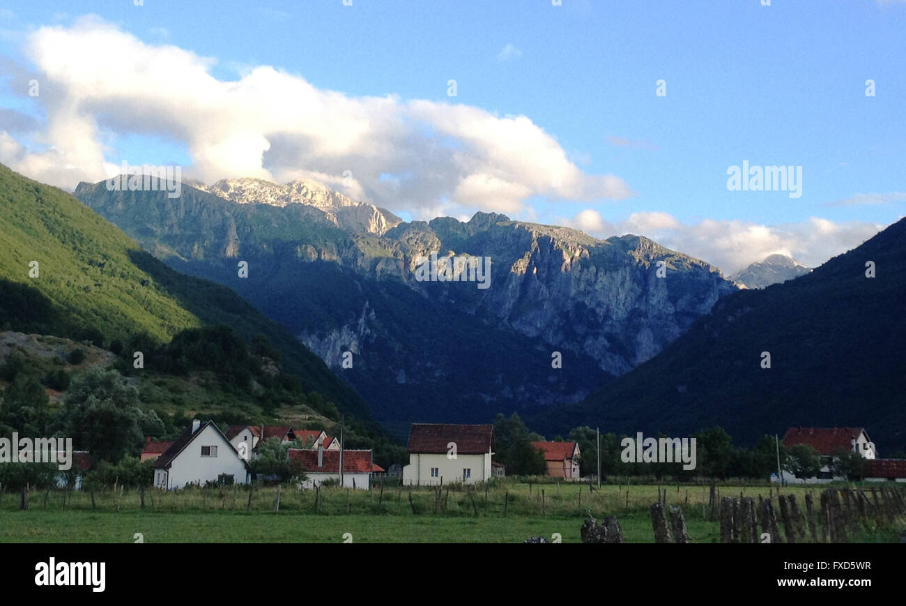 A village in the distance Stock Photo - Alamy