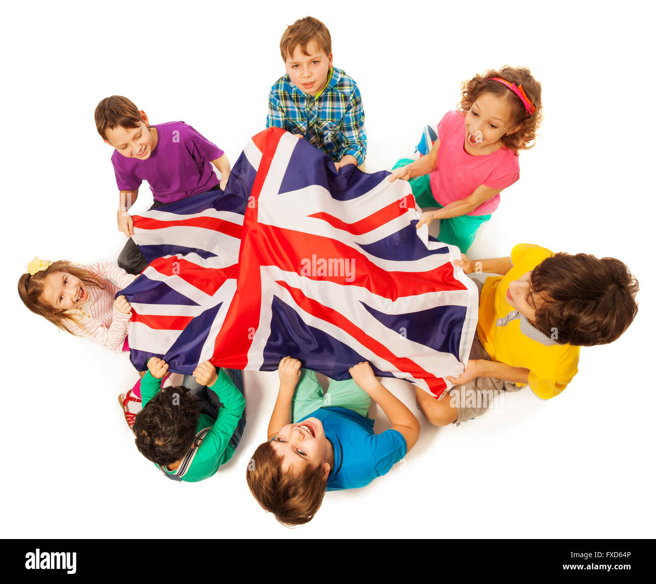 Children circle middle hi-res stock photography and images - Alamy