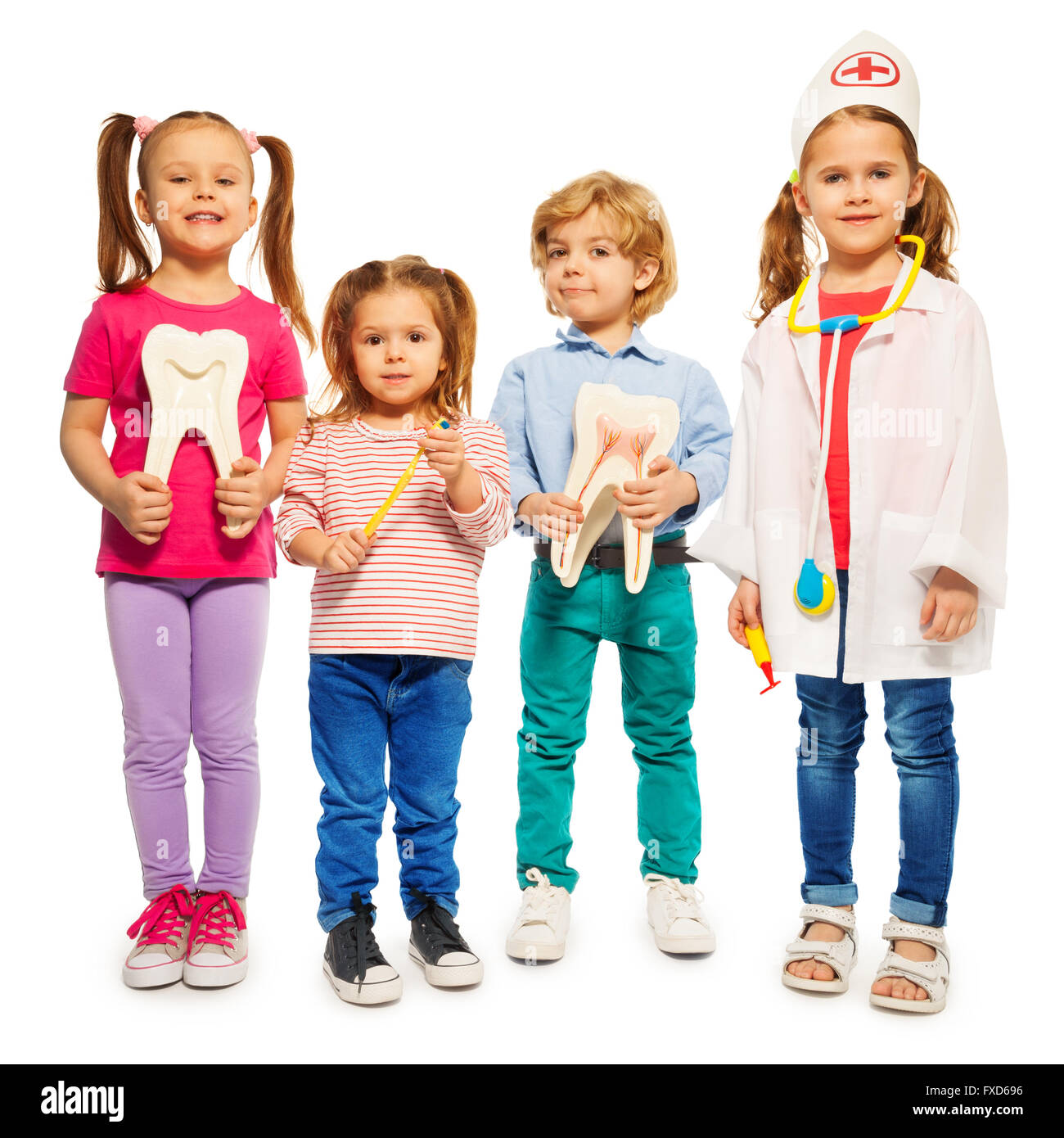 Boy girl playing doctor hi-res stock photography and images - Alamy