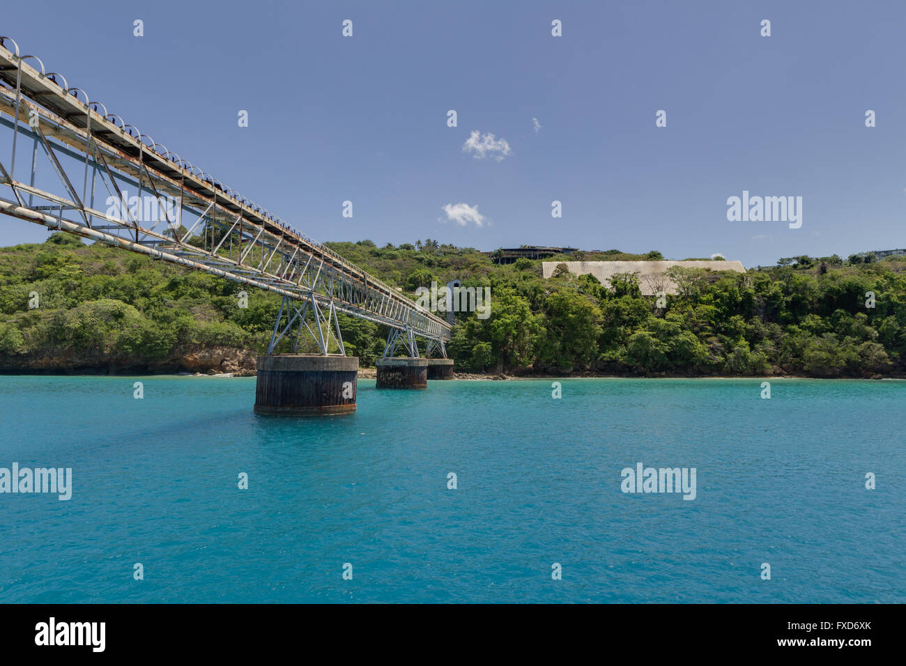 Blue waters of a beach in Aguadilla, Puerto Rico Stock Photo - Alamy