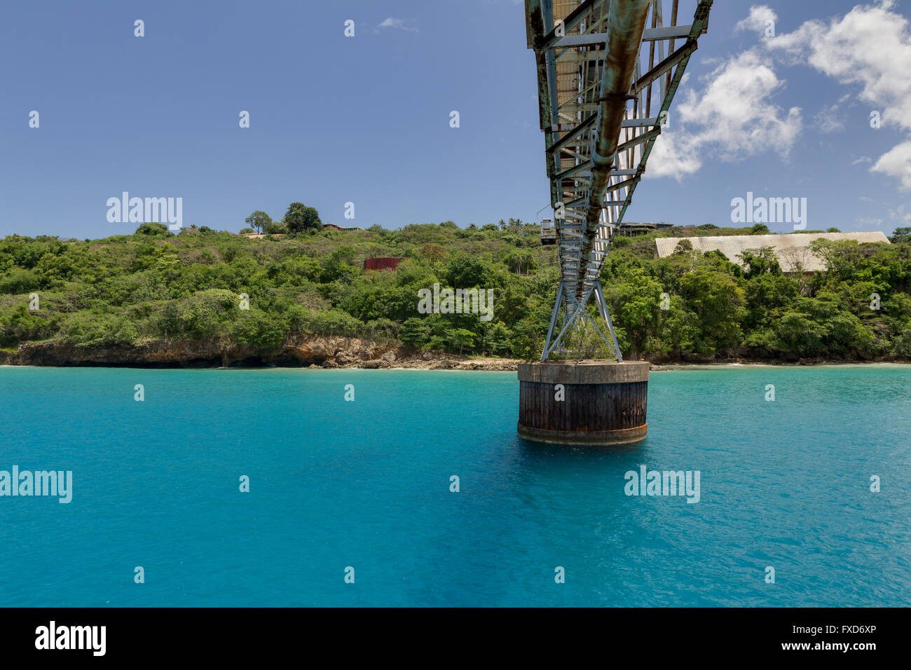 Blue waters of a beach in Aguadilla, Puerto Rico Stock Photo - Alamy
