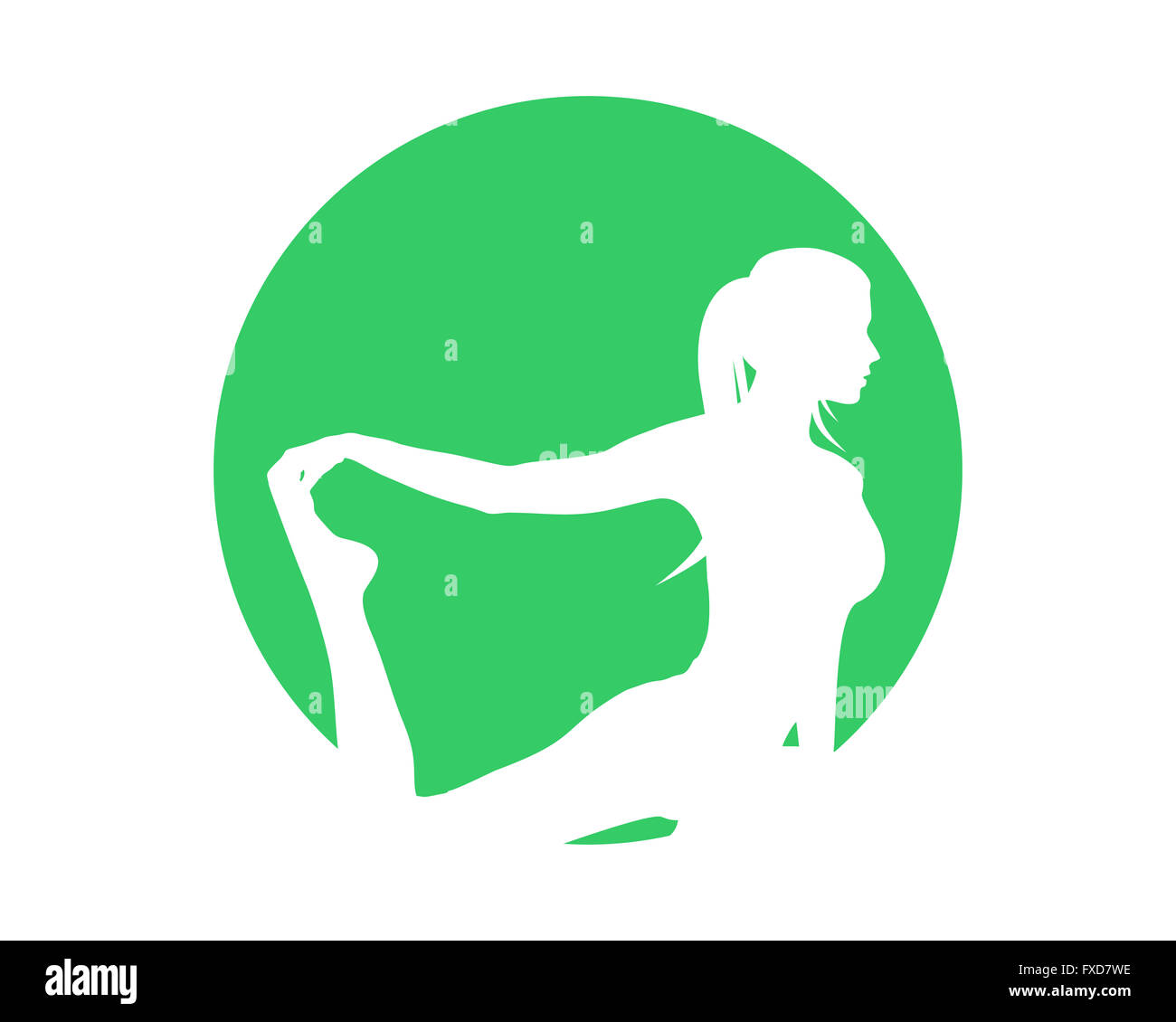 Circle yoga Cut Out Stock Images & Pictures - Alamy