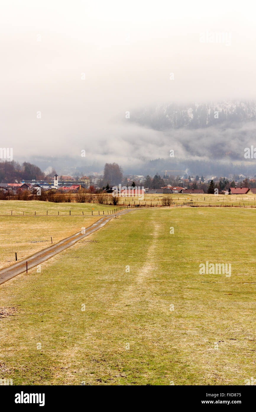 Town in the alps hi-res stock photography and images - Alamy
