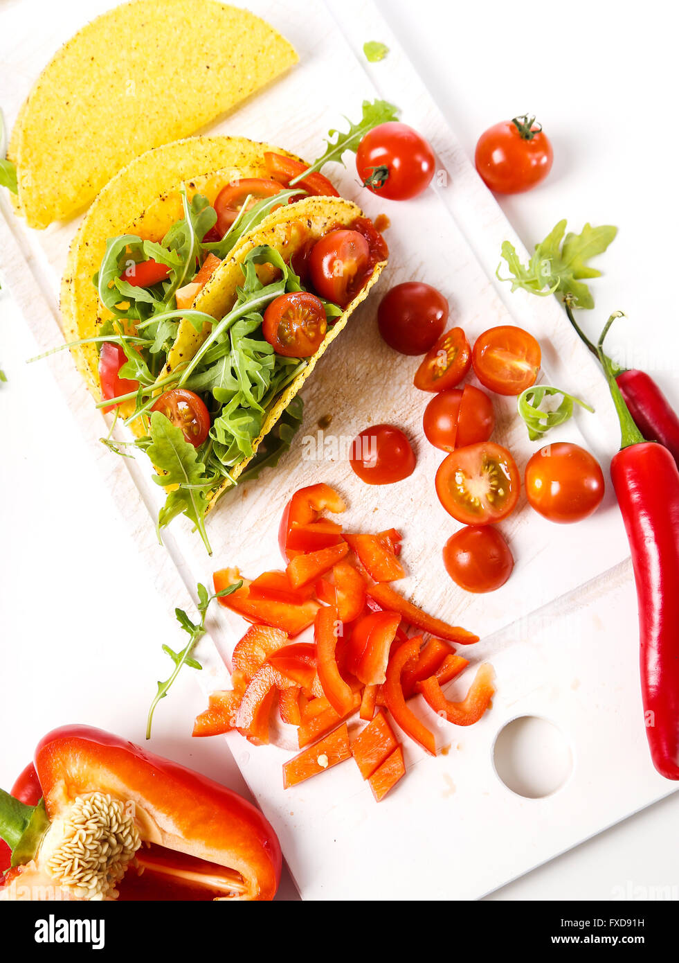 Taco tray nobody hi-res stock photography and images - Alamy