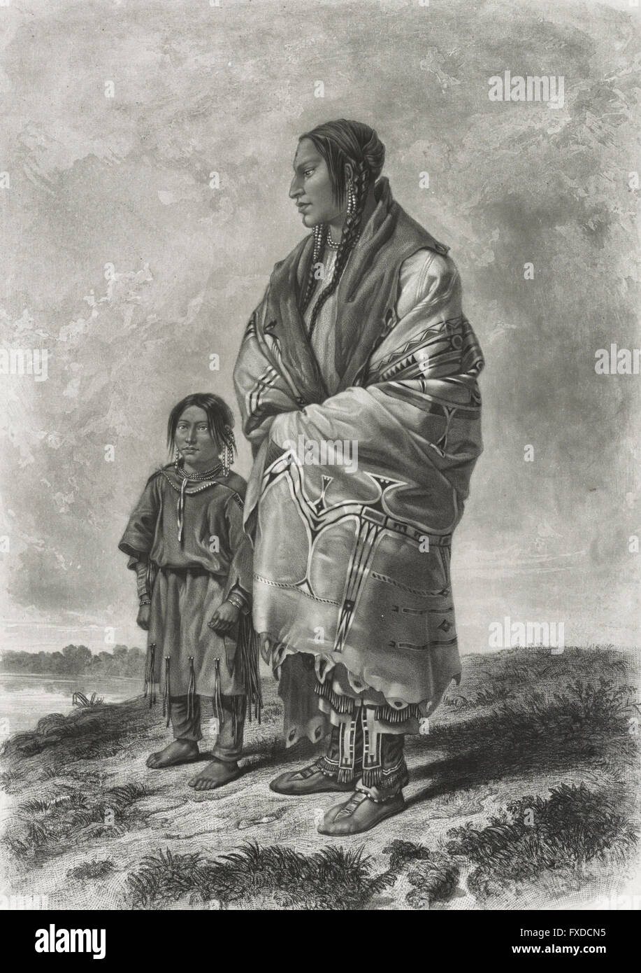 Dakota woman and assiniboin hi-res stock photography and images - Alamy