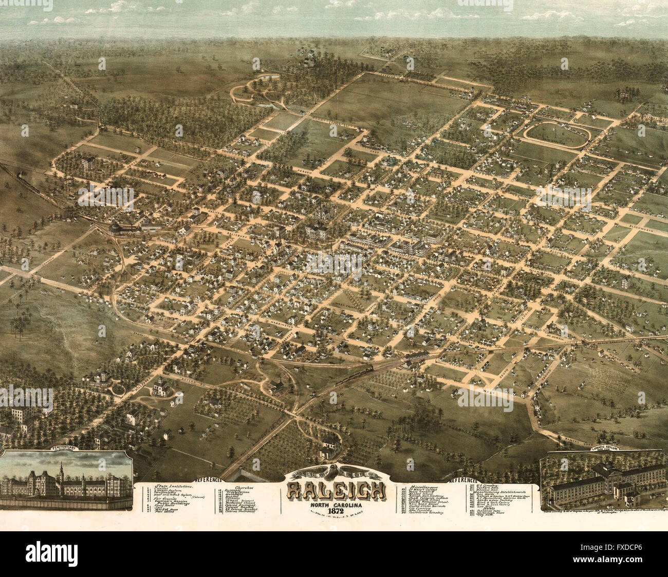 Raleigh North Carolina Map