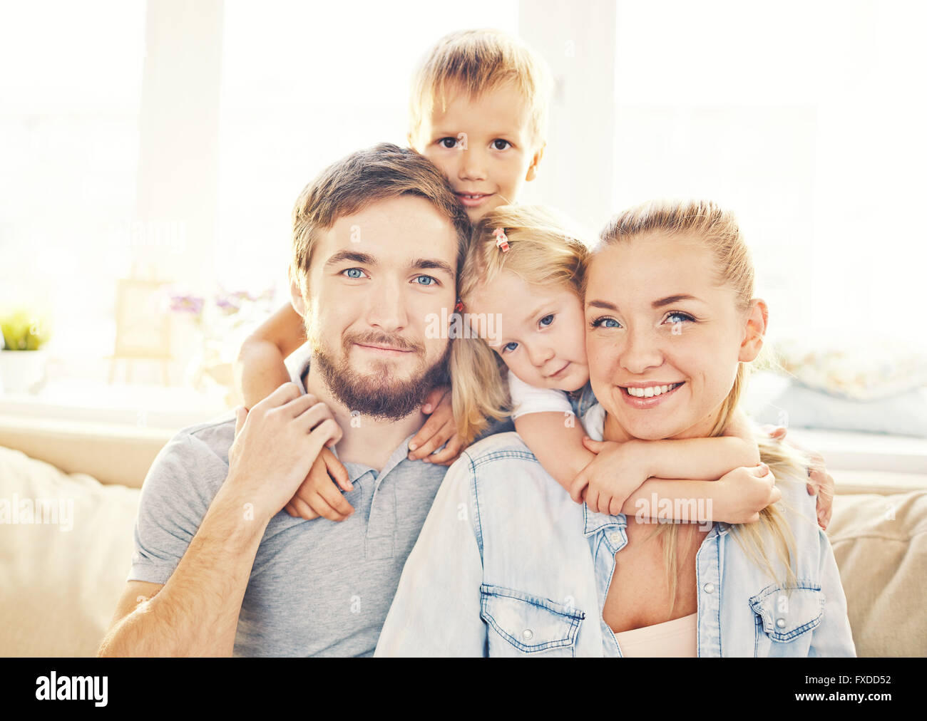 Lovely family hi-res stock photography and images - Alamy