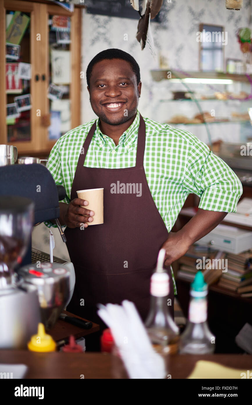 Owner of small business Stock Photo - Alamy