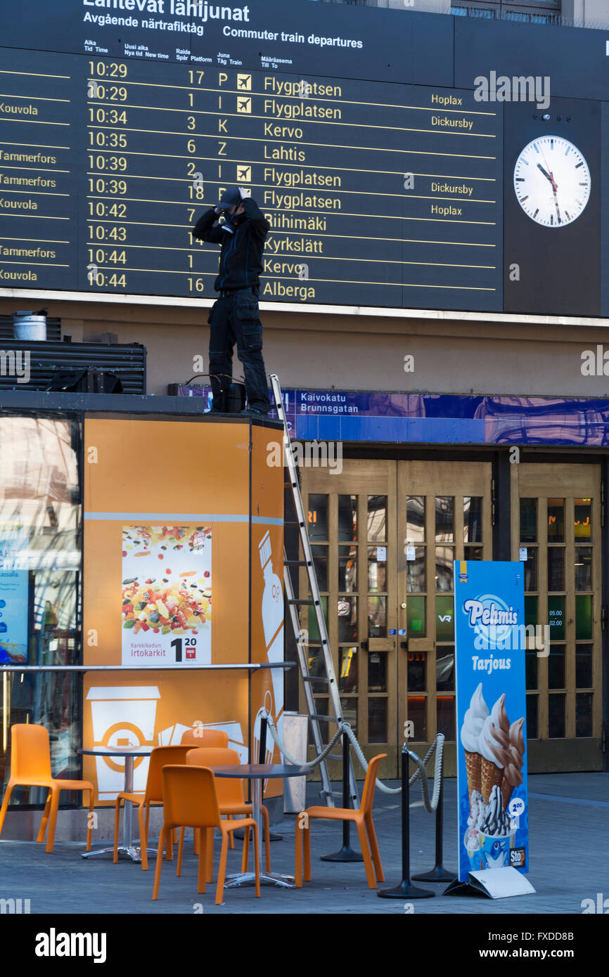 Timetable display hi-res stock photography and images - Alamy