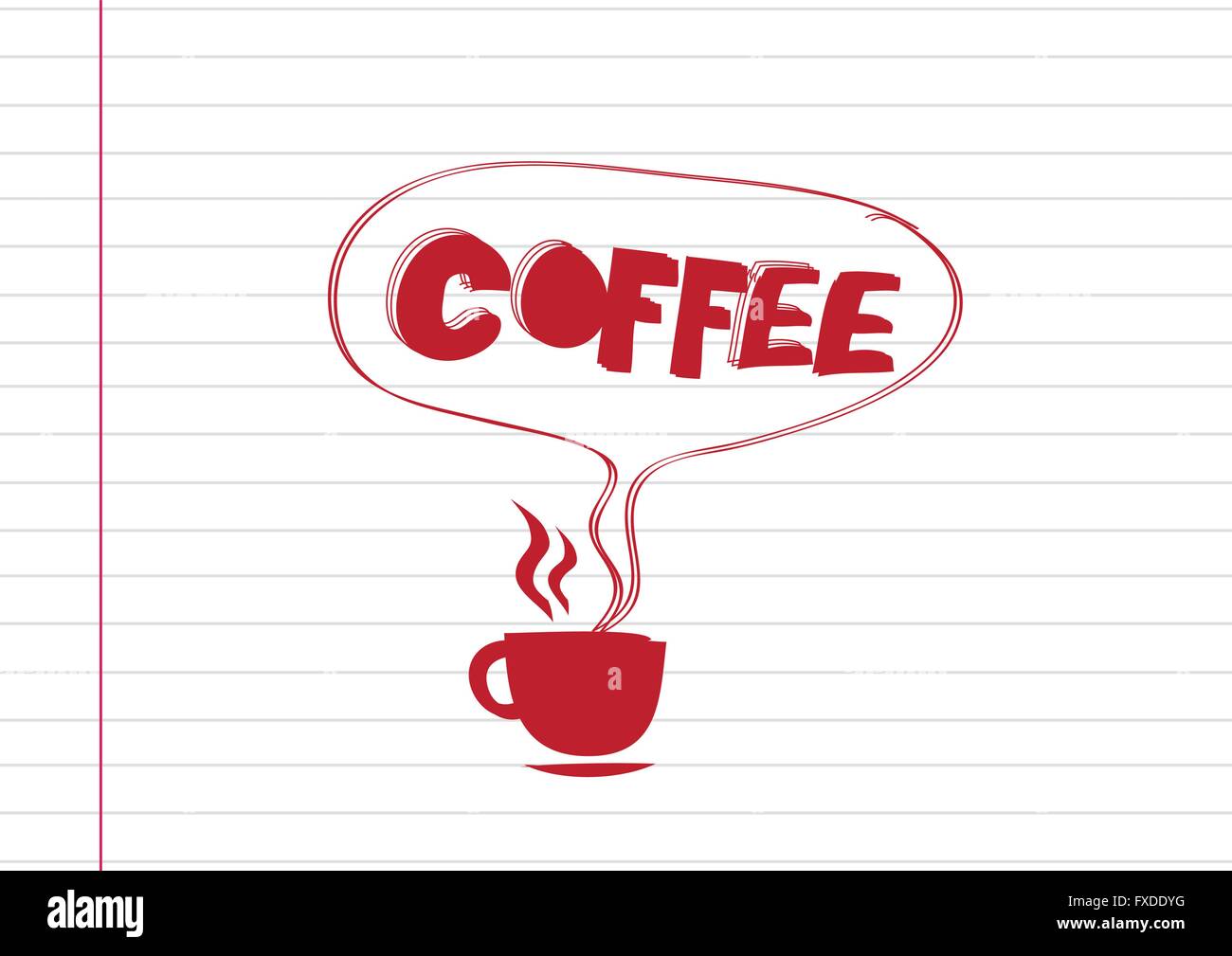 Coffee cup set hand drawing Stock Vector Image & Art - Alamy