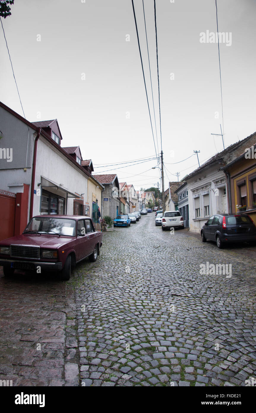 Views of the old town Zemun Stock Photo - Alamy