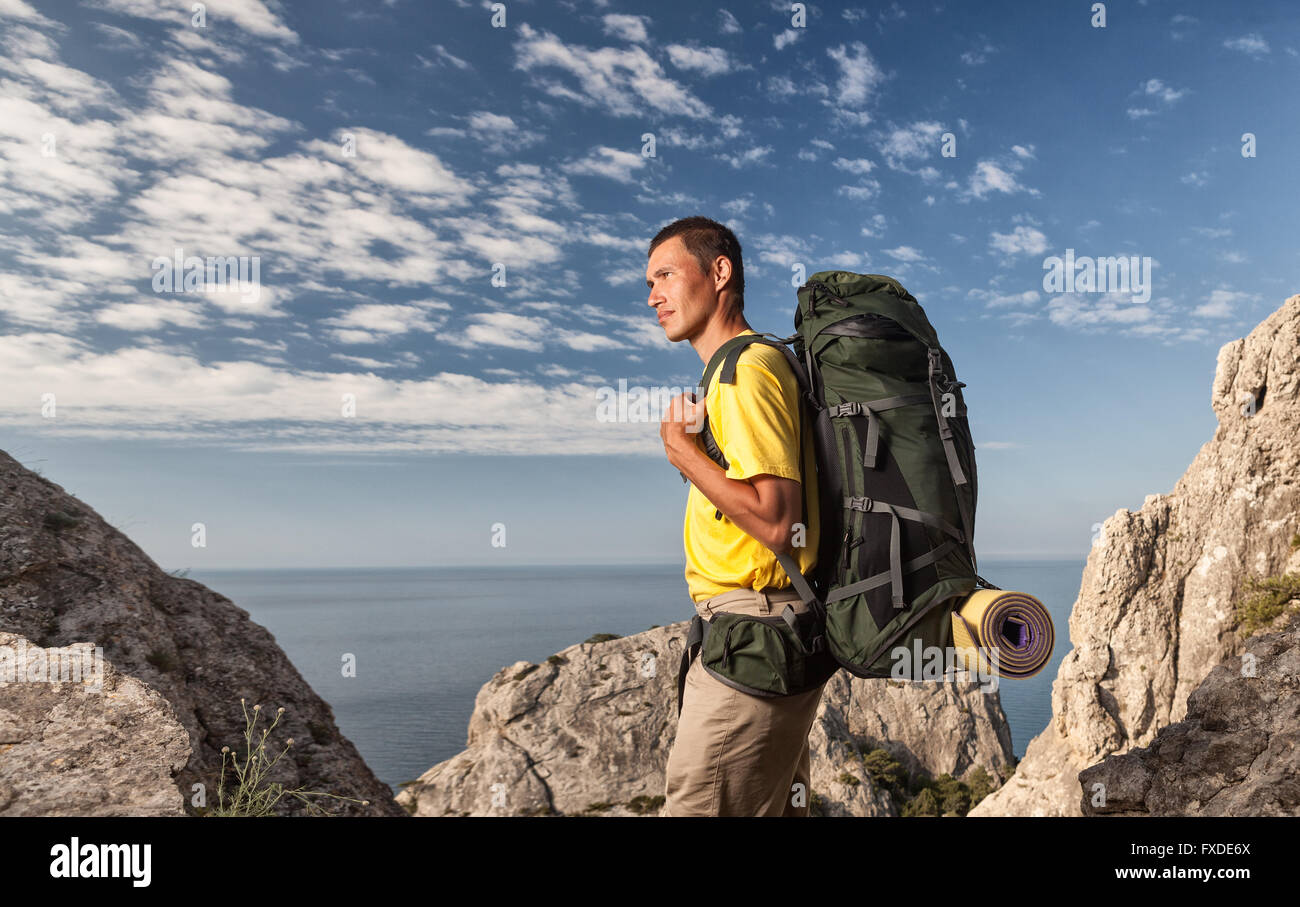 Backpack backpacker hi-res stock photography and images - Alamy