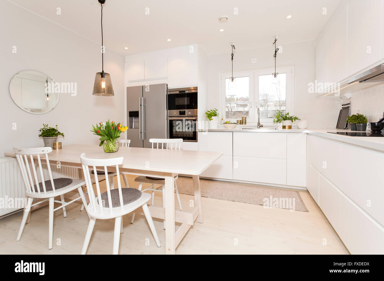 modern fancy kitchen interior Stock Photo - Alamy
