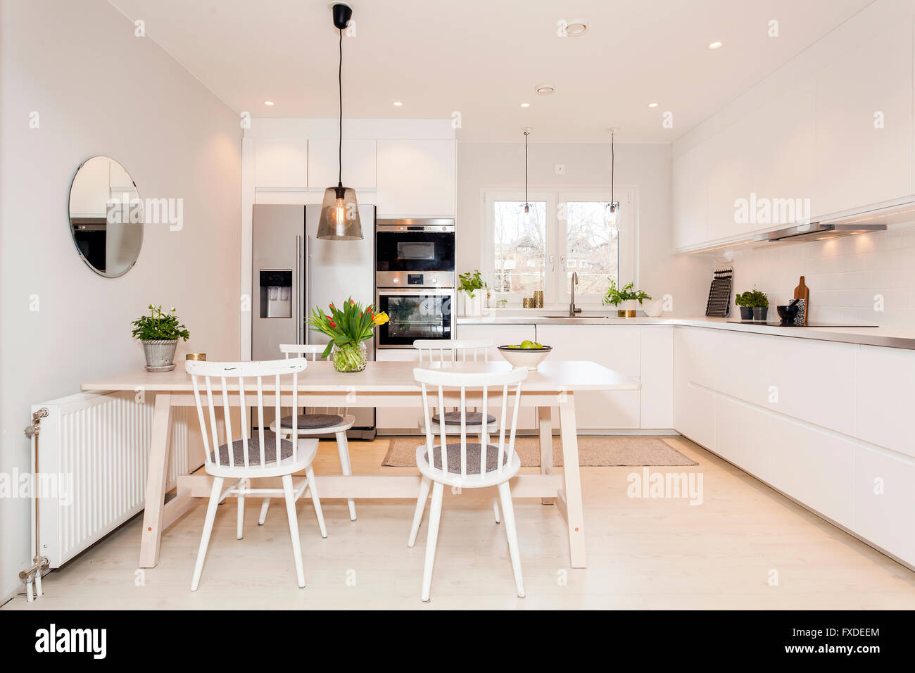 kitchen interior fancy kitchen Stock Photo - Alamy