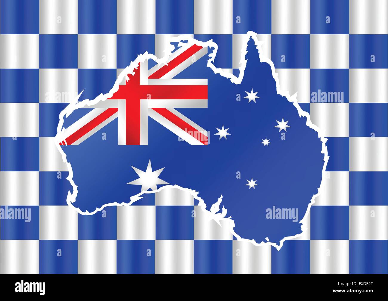 Australia federation flag Stock Vector Images - Alamy