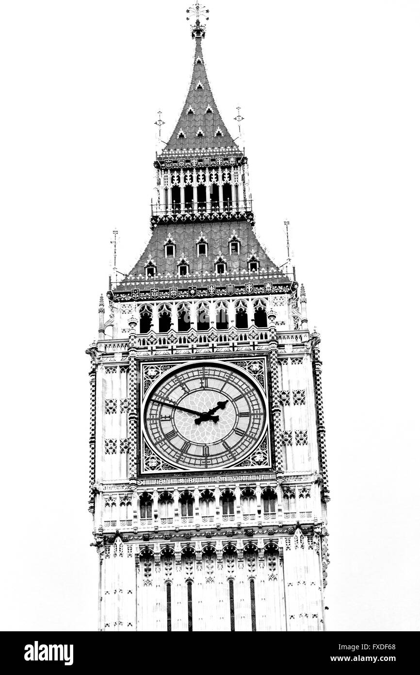 london big ben and historical old construction england city Stock Photo ...