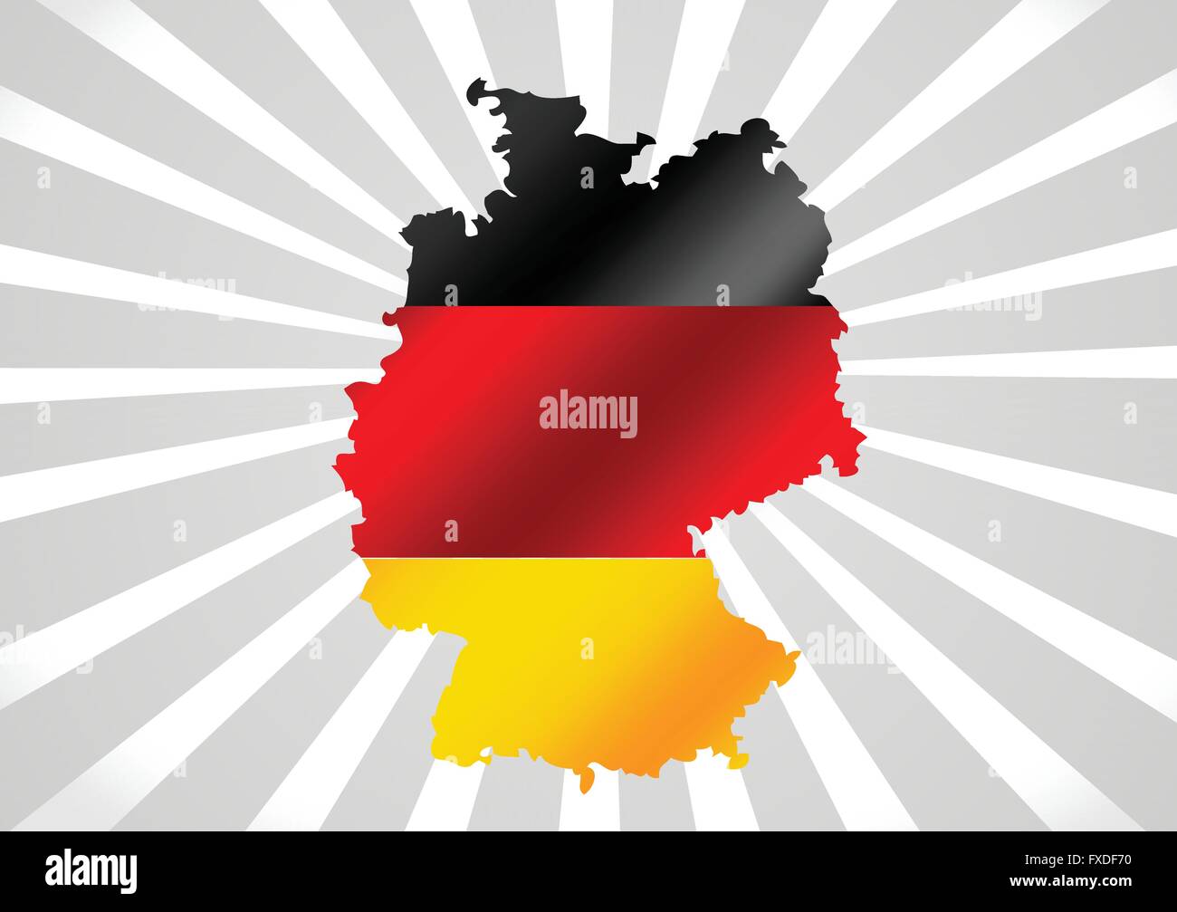 Germany map and flag idea design Stock Vector Image & Art - Alamy