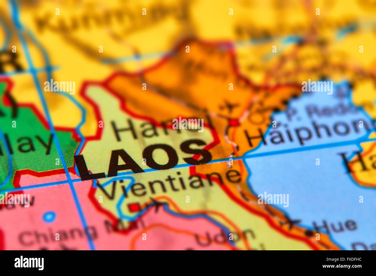 Map Of Laos High Resolution Stock Photography and Images - Alamy