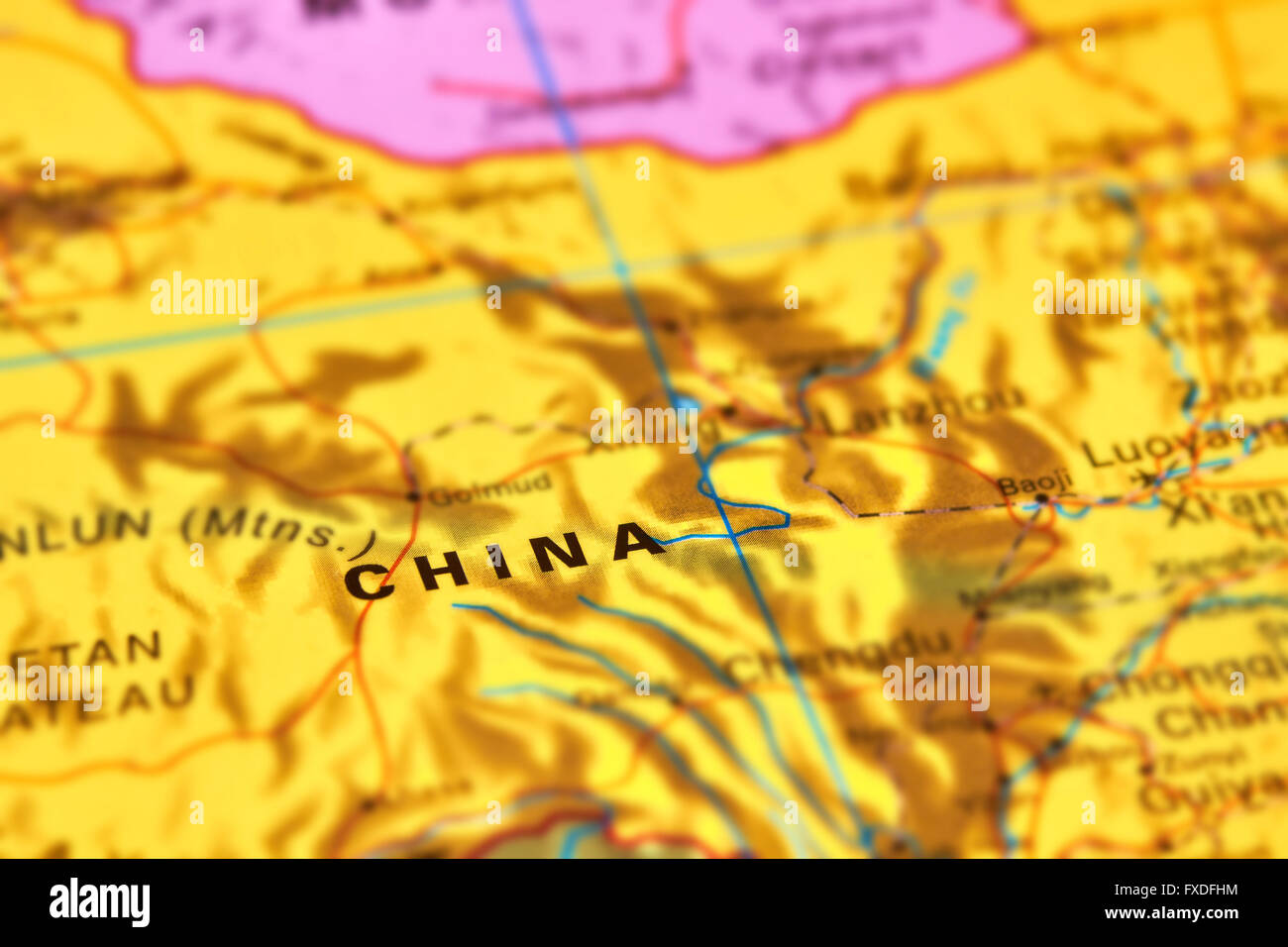 China asian country word hi-res stock photography and images - Alamy