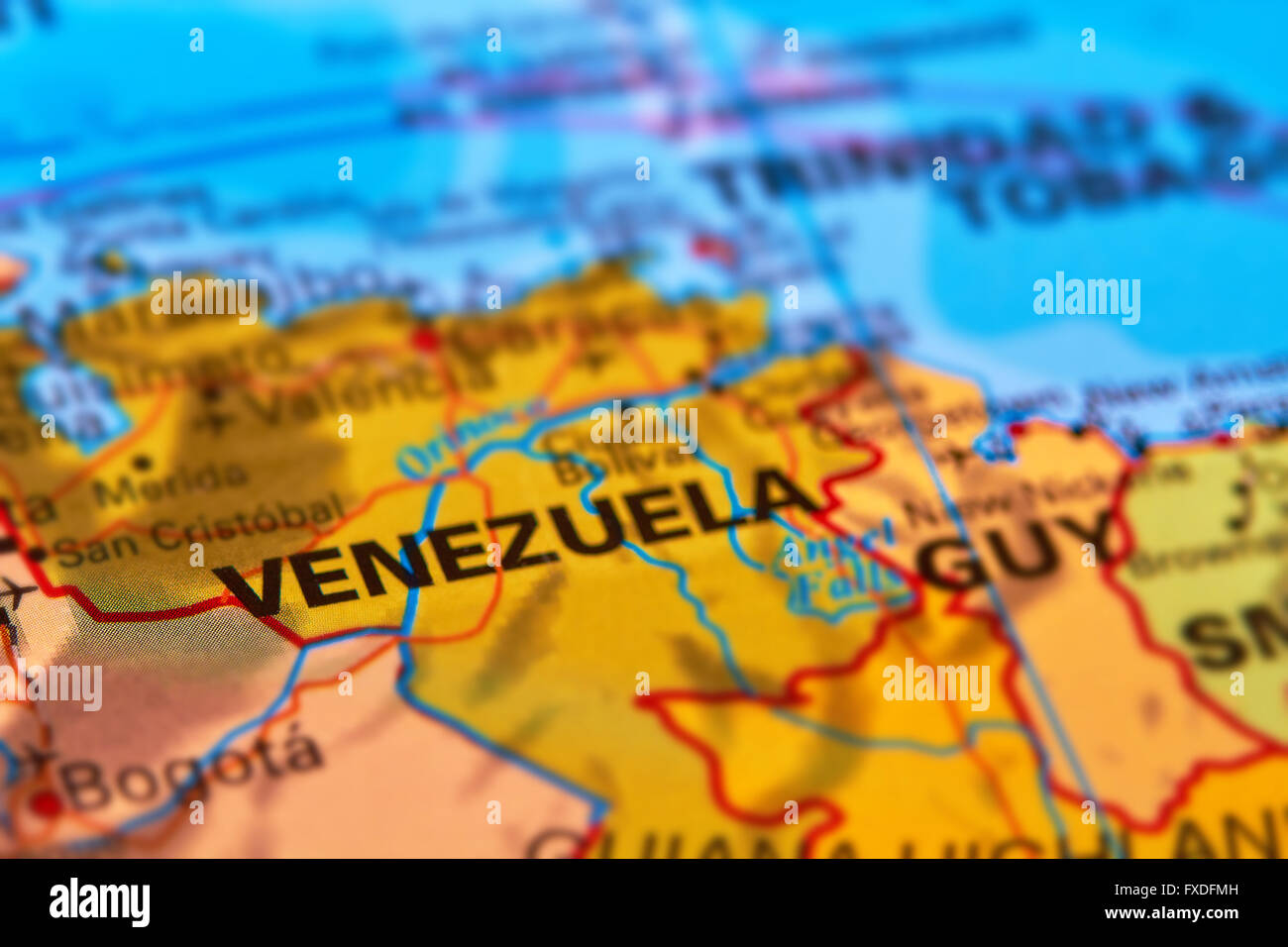Venezuela Major Cities And Capitals