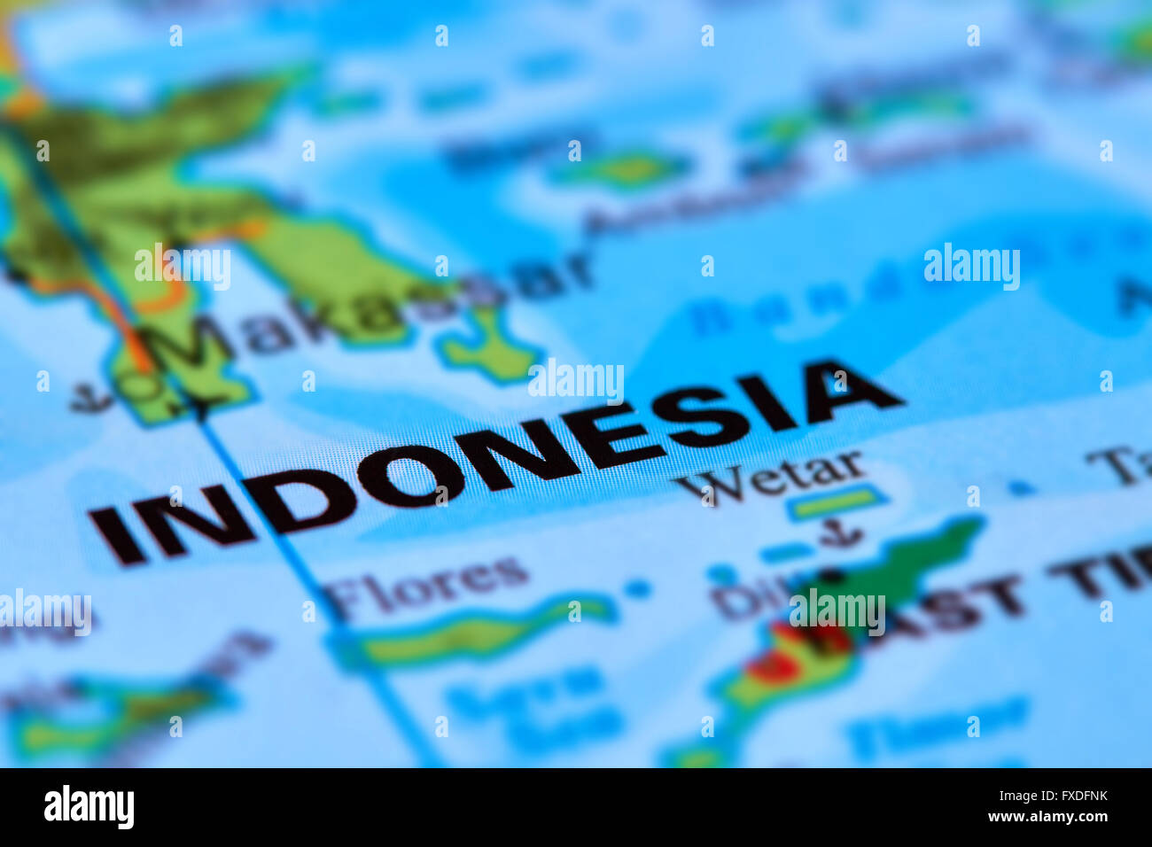 Map of indonesia hi-res stock photography and images - Alamy