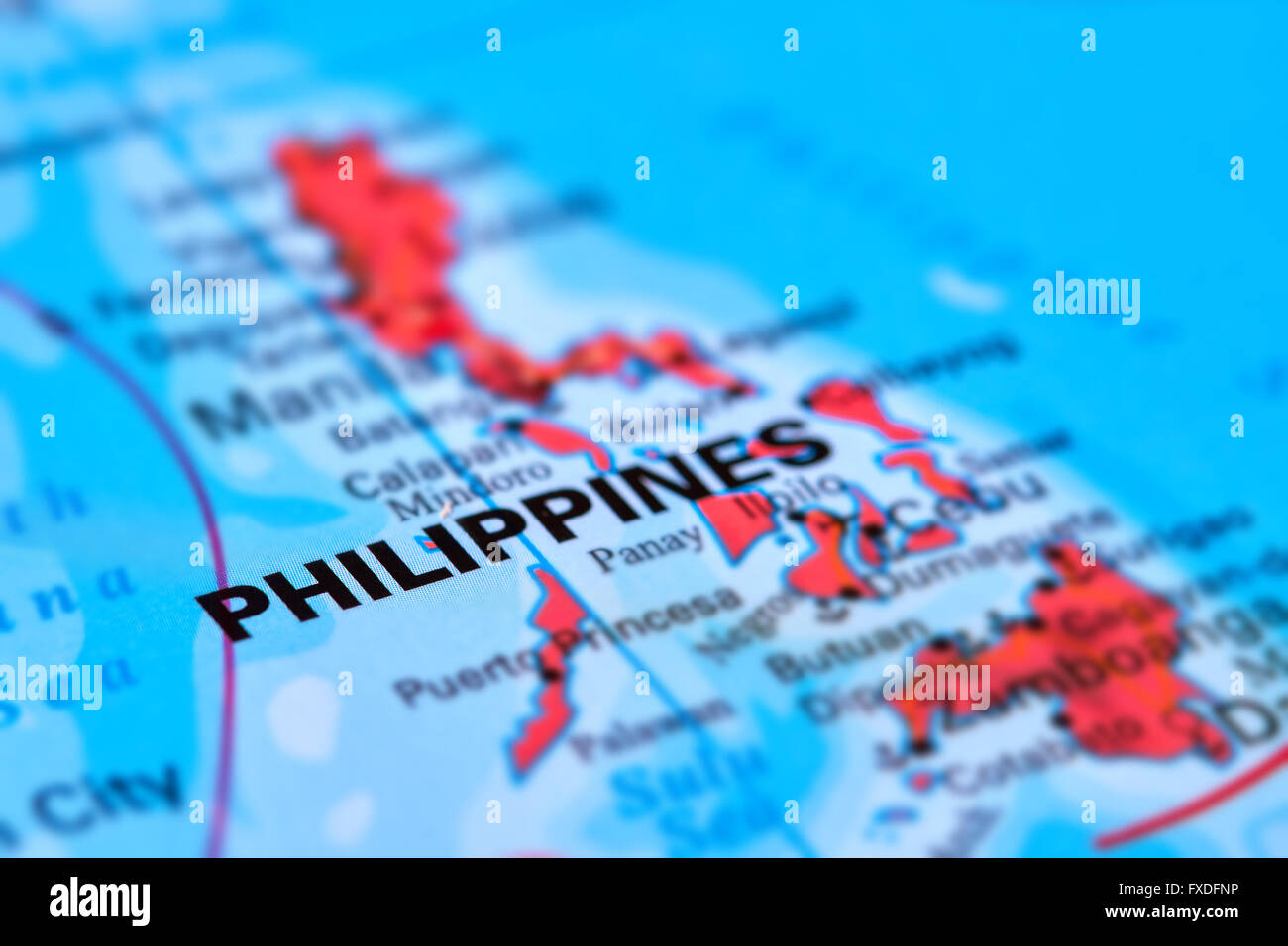 Philippine Islands On World Map