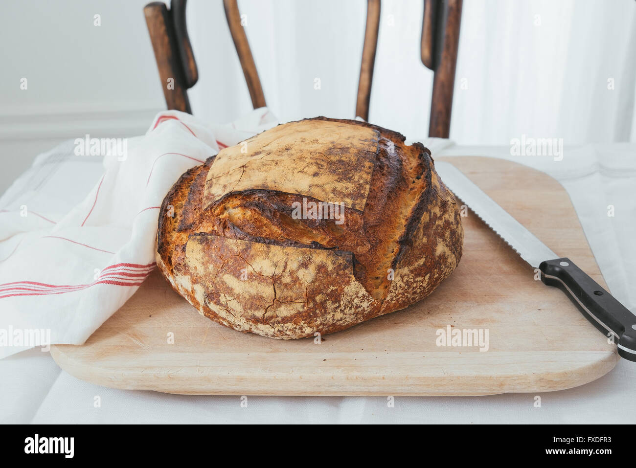 Whole loaf of sourdough hi-res stock photography and images - Alamy