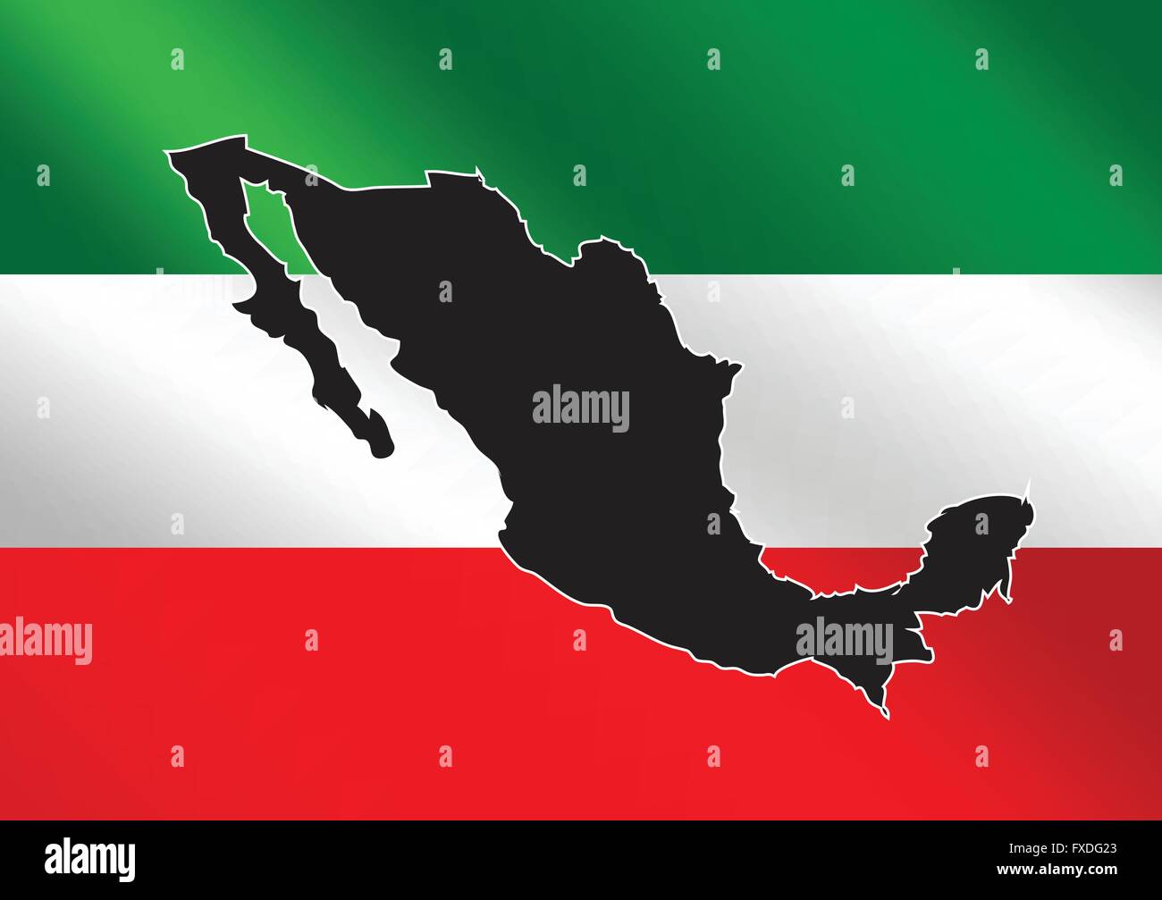 map of Mexico Decorative idea design Stock Vector Image & Art - Alamy