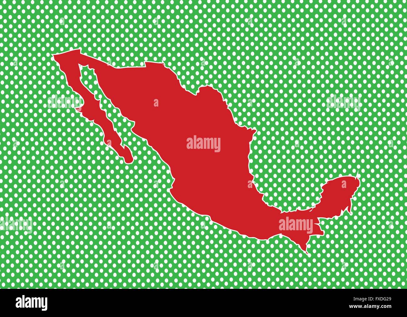 map of Mexico Decorative idea design Stock Vector Image & Art - Alamy