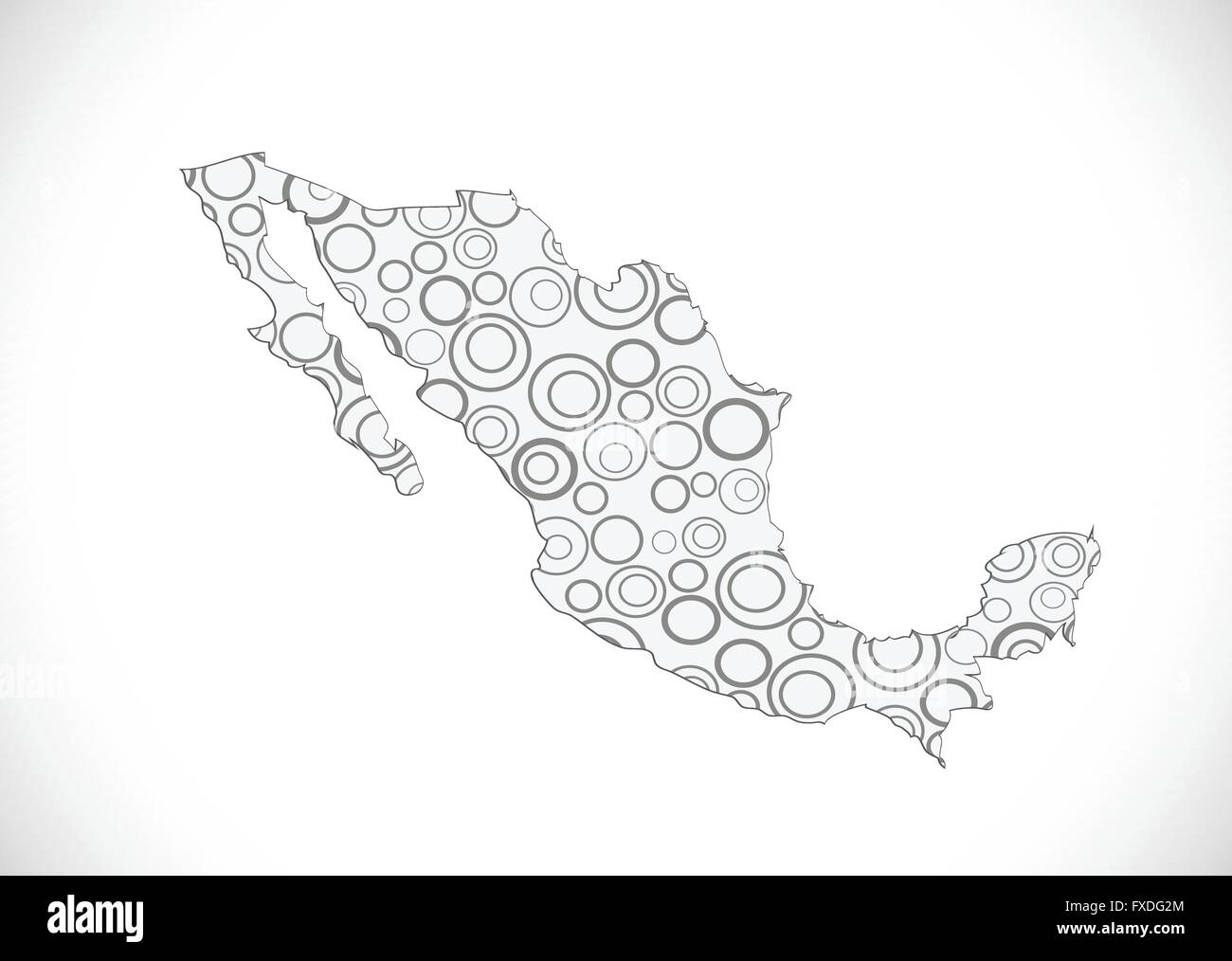 map of Mexico Decorative idea design Stock Vector Image & Art - Alamy