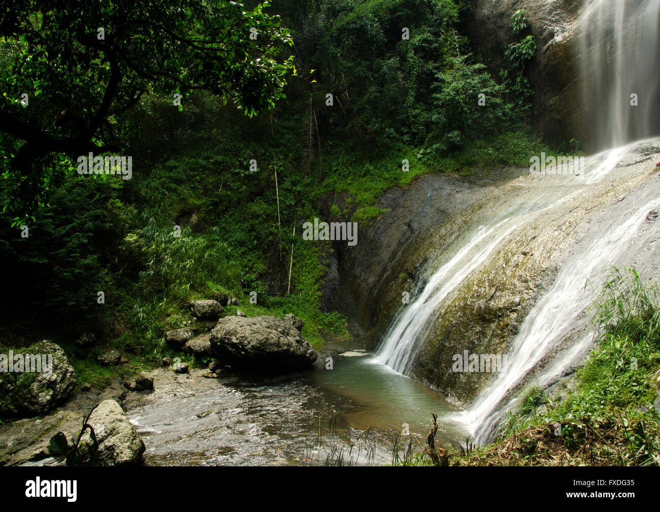 Curug Ngelay (hidden waterfall in the district Kuningan - West Java ...
