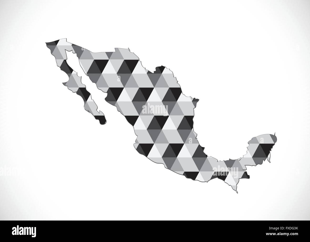 map of Mexico Decorative idea design Stock Vector Image & Art - Alamy