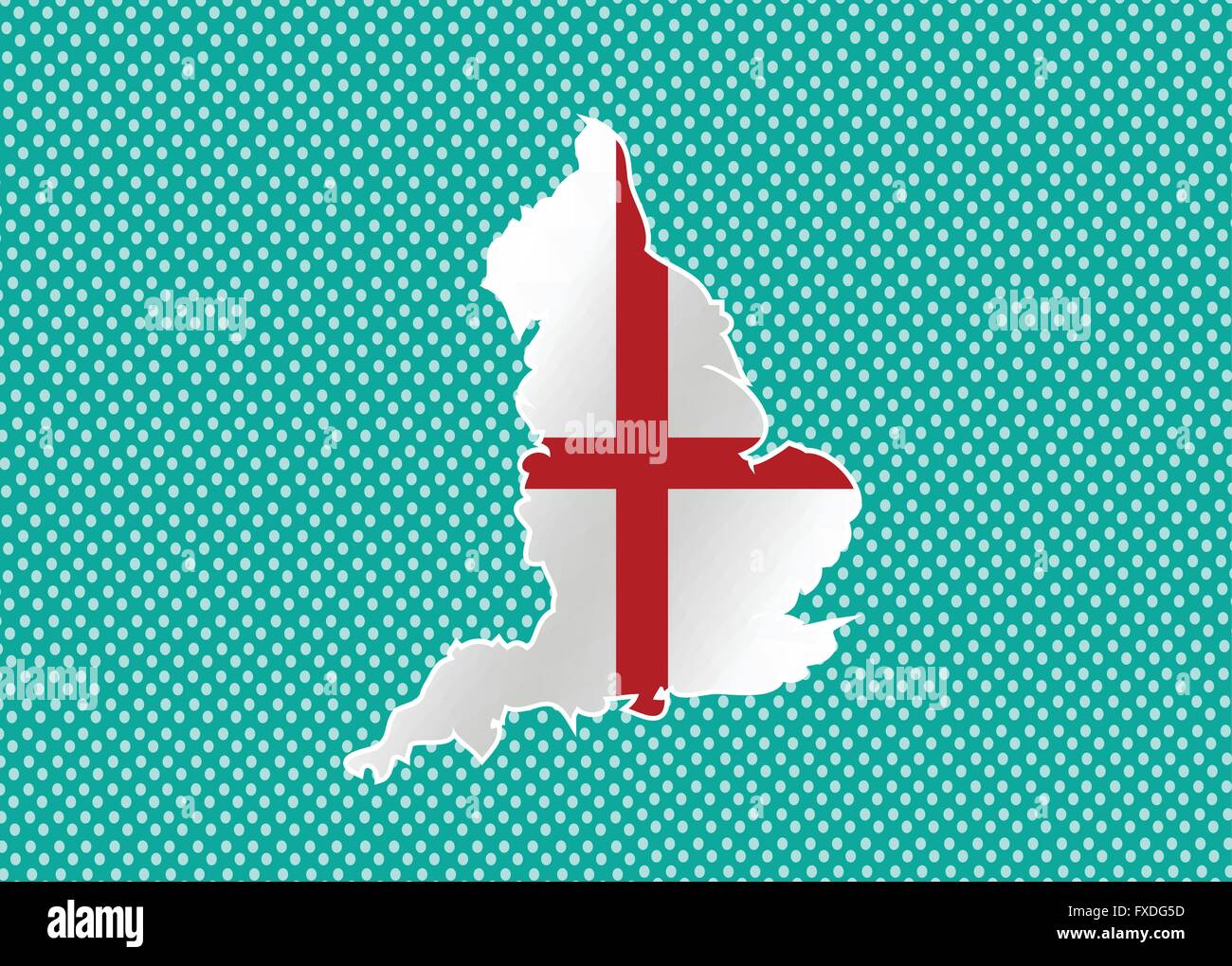 map of England flag Decorative idea design Stock Vector Image & Art - Alamy