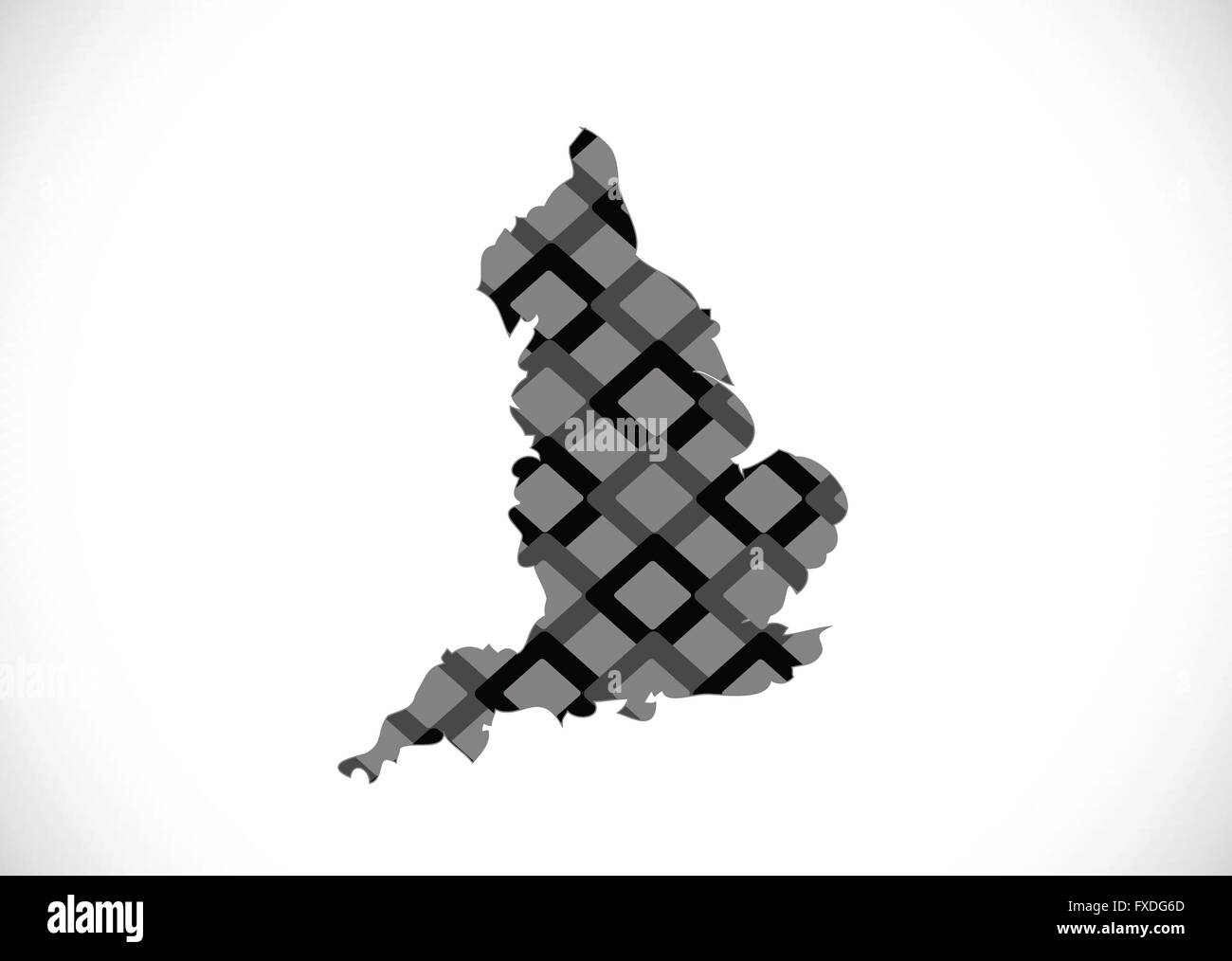 map of England Decorative idea design Stock Vector Image & Art - Alamy