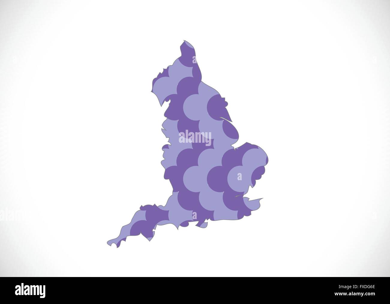map of England Decorative idea design Stock Vector Image & Art - Alamy
