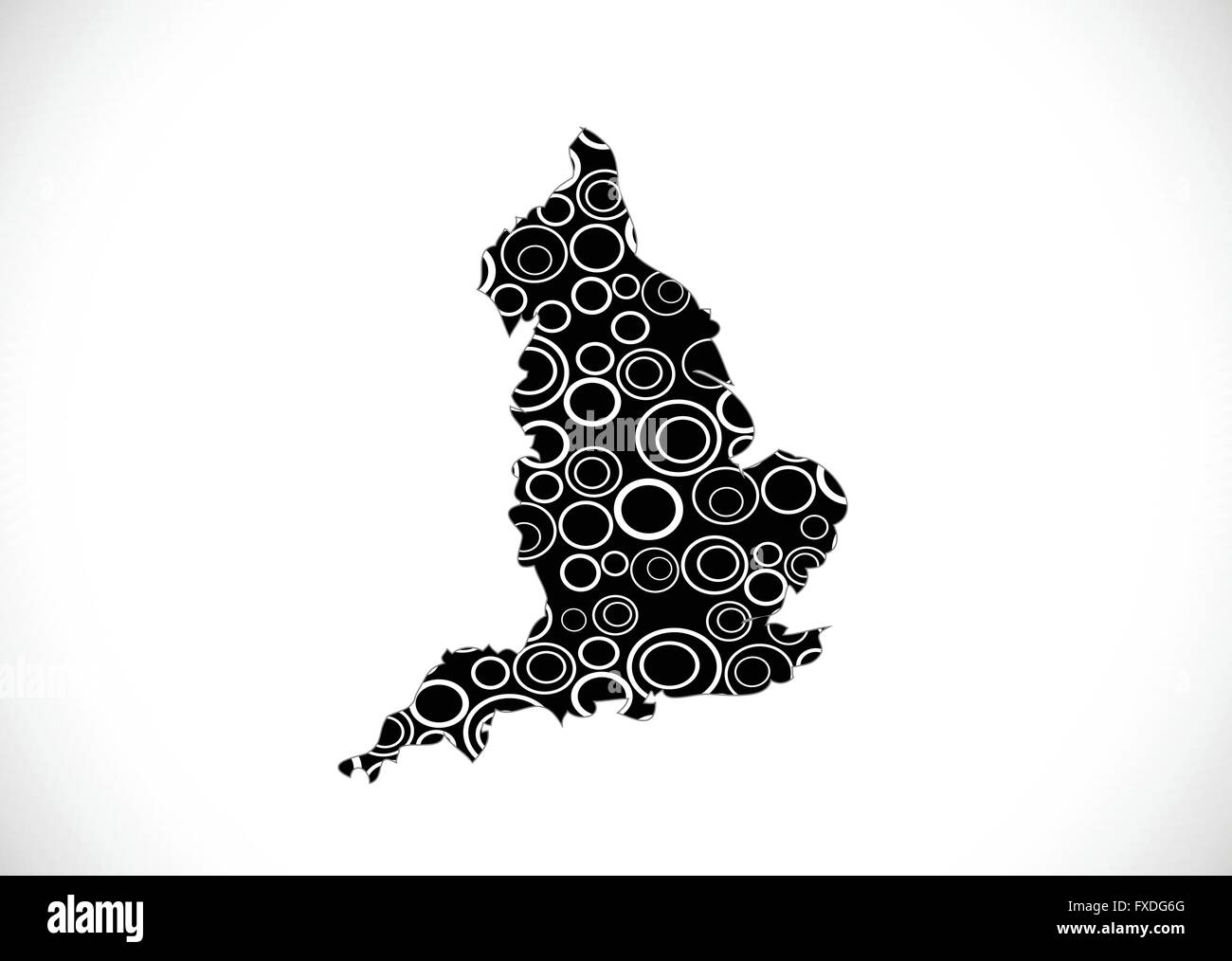 map of England Decorative idea design Stock Vector Image & Art - Alamy