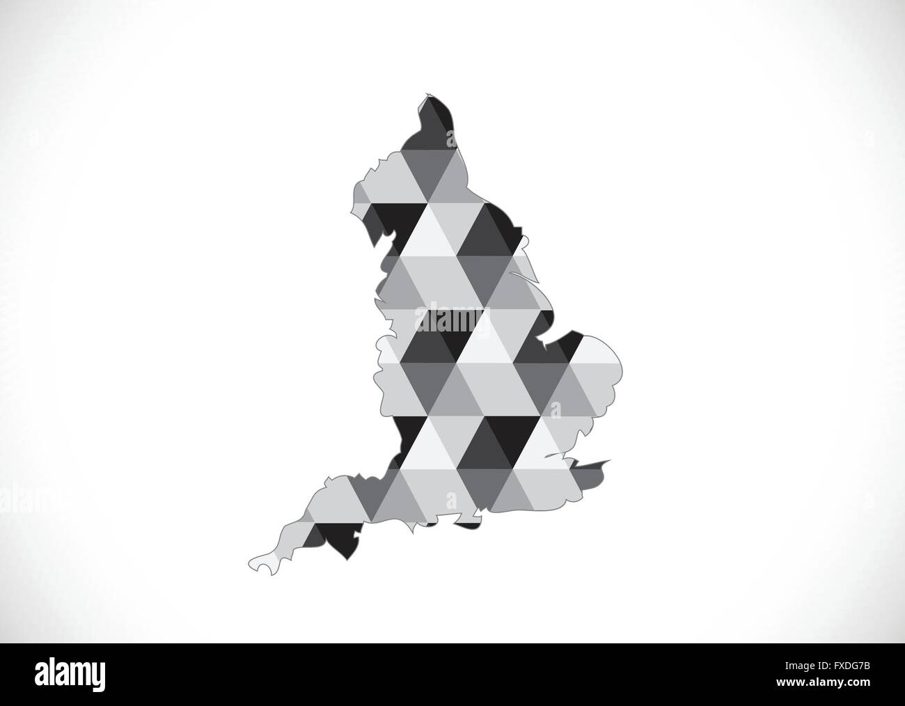 map of England Decorative idea design Stock Vector Image & Art - Alamy