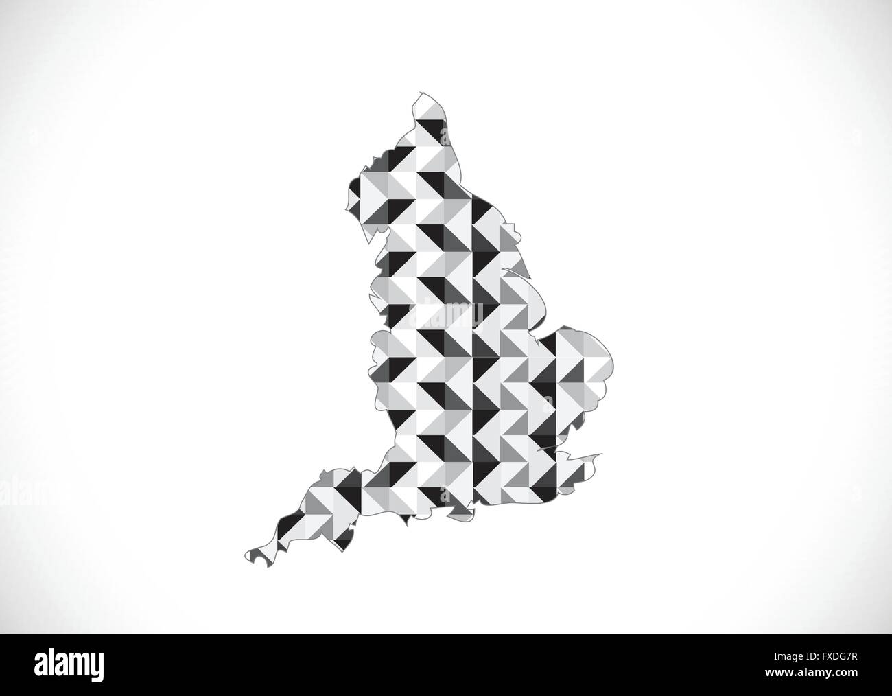 map of England Decorative idea design Stock Vector Image & Art - Alamy