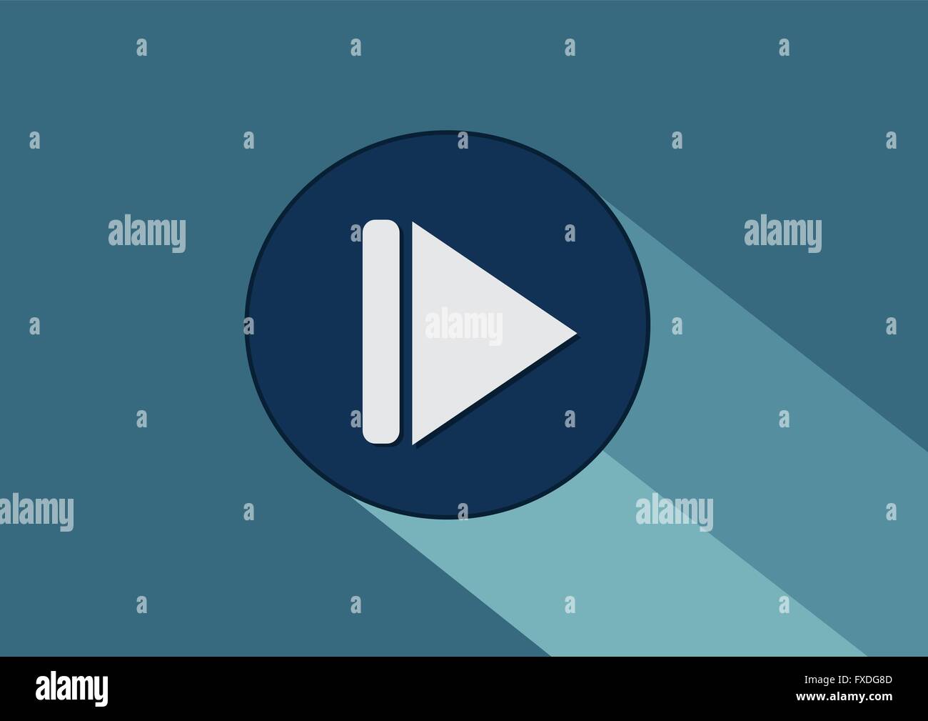 Media player buttons collection design elements Stock Vector Image ...