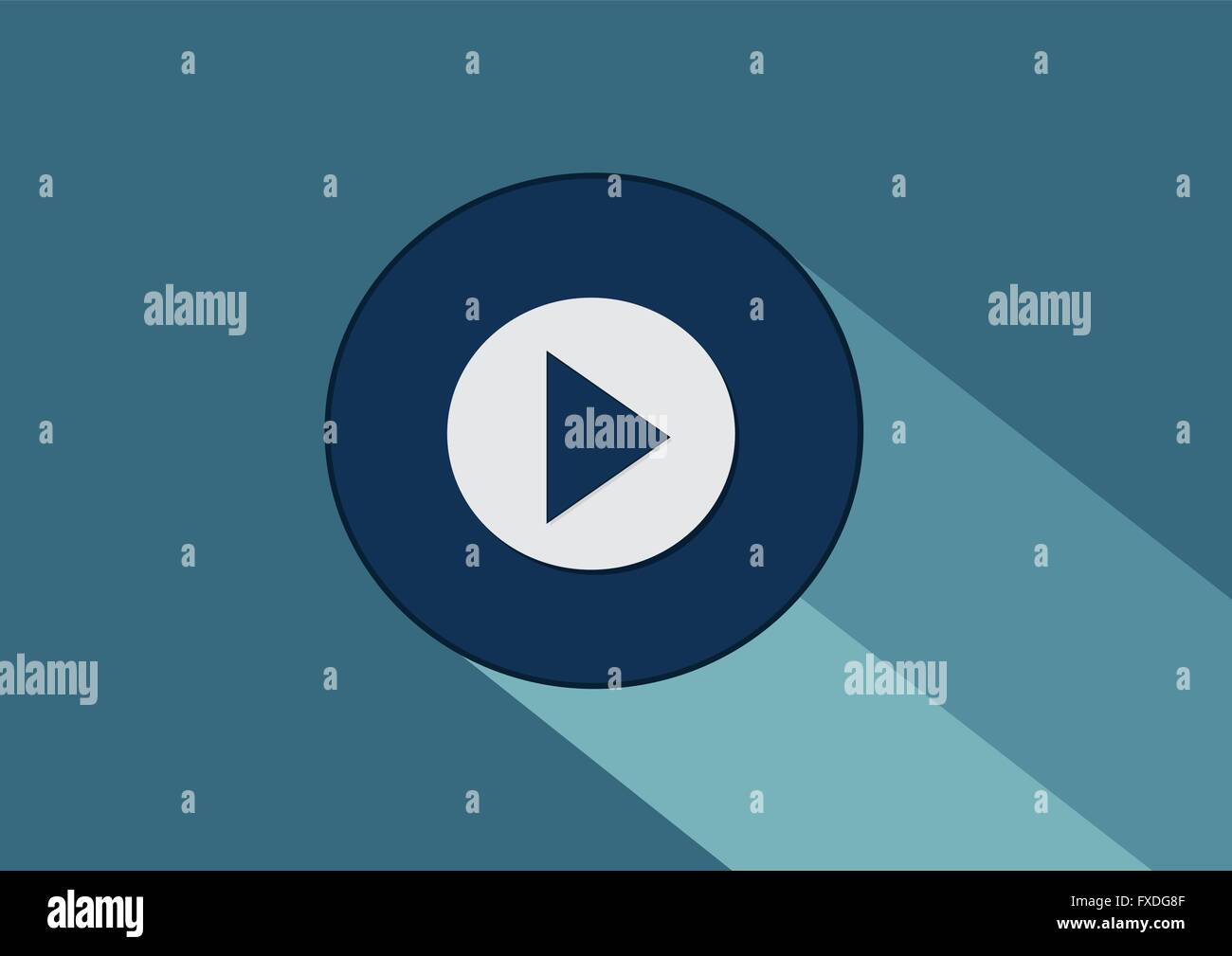 Media player buttons collection design elements Stock Vector Image ...