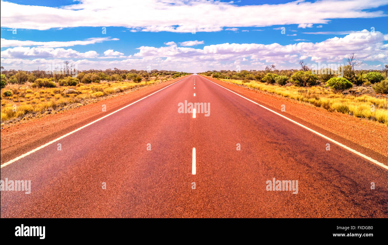 Australia, Outback, highway Stock Photo - Alamy