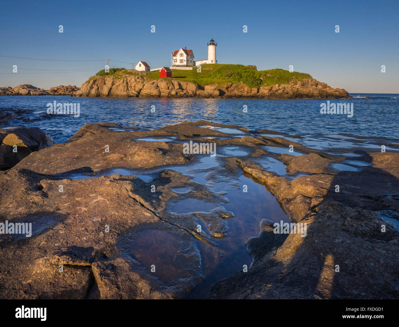 Nubble lighthouse hi-res stock photography and images - Alamy