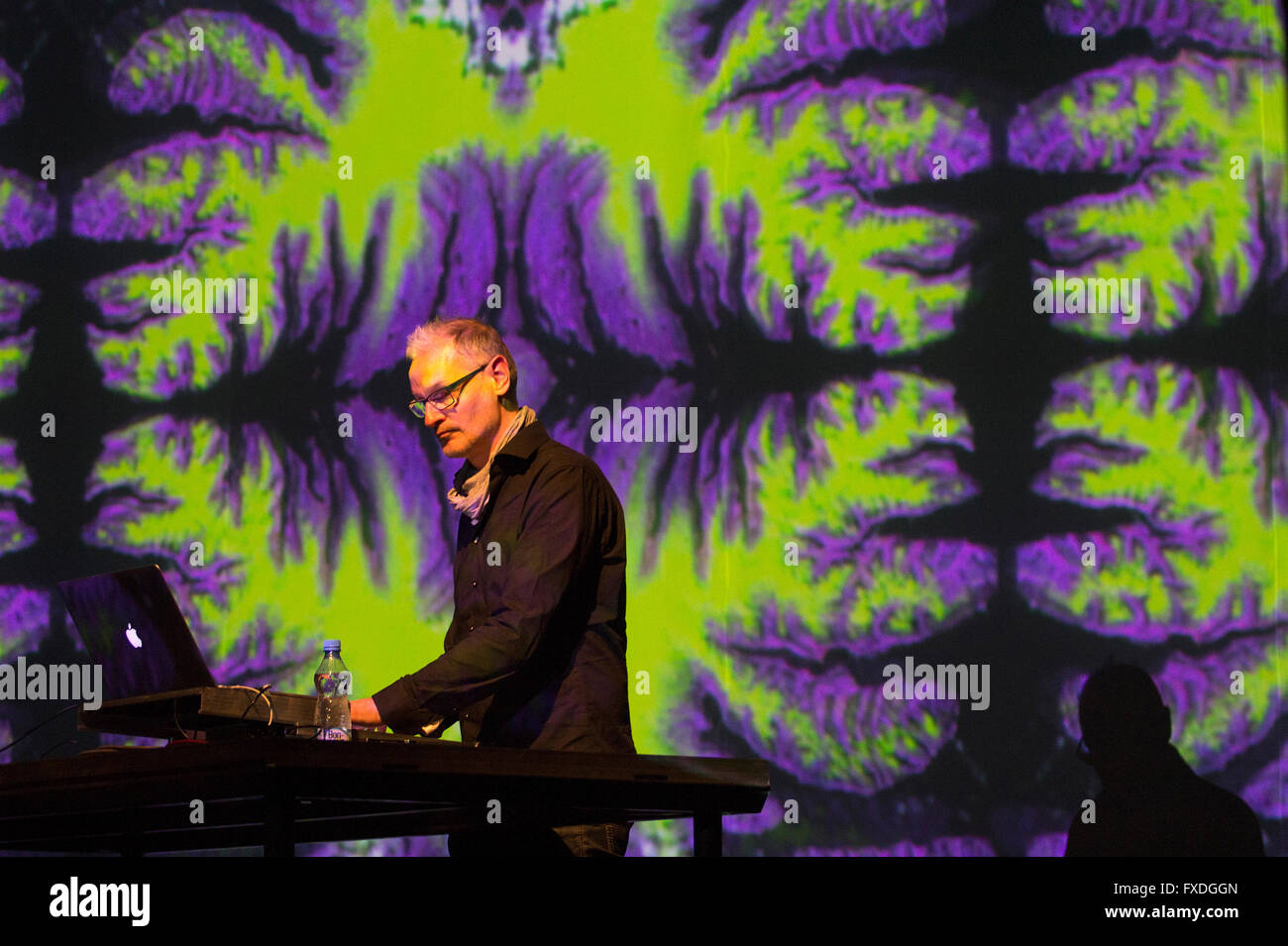 Arovane (German electronic music artist Uwe Zahn) in concert in Prague ...