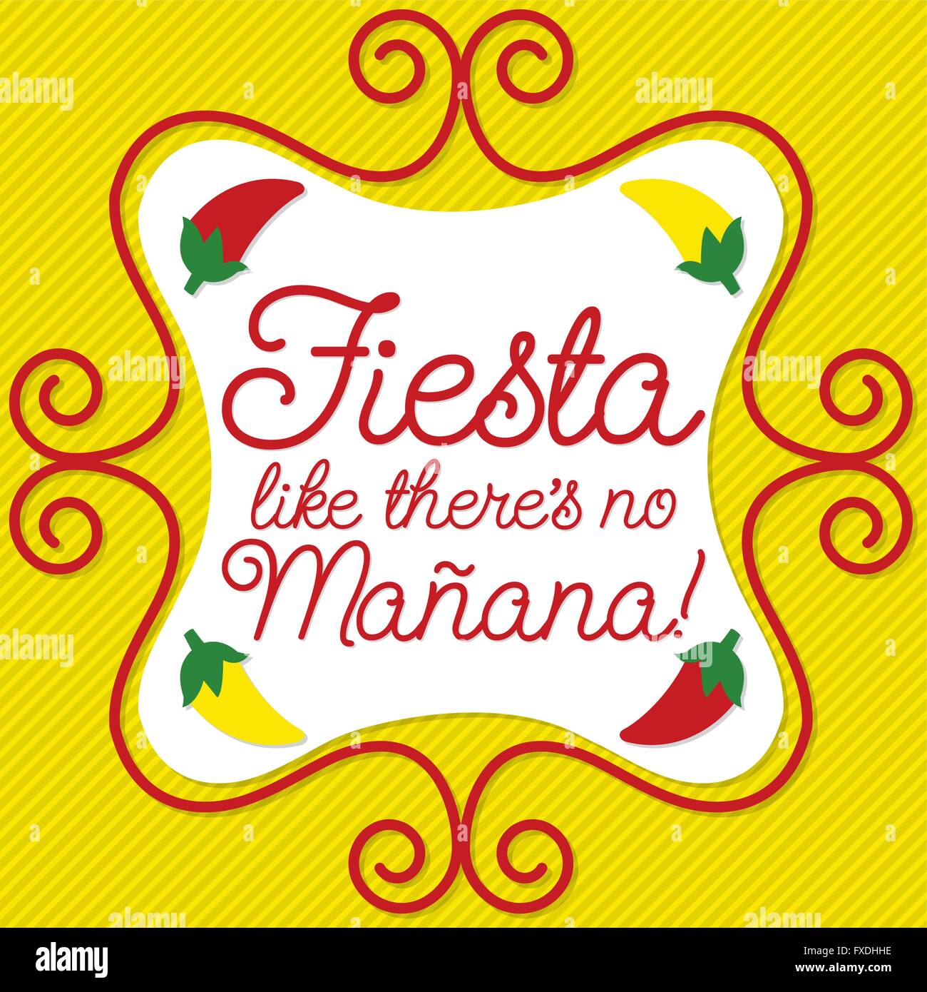 Curly sign Mexican card in vector format Stock Vector Image & Art - Alamy