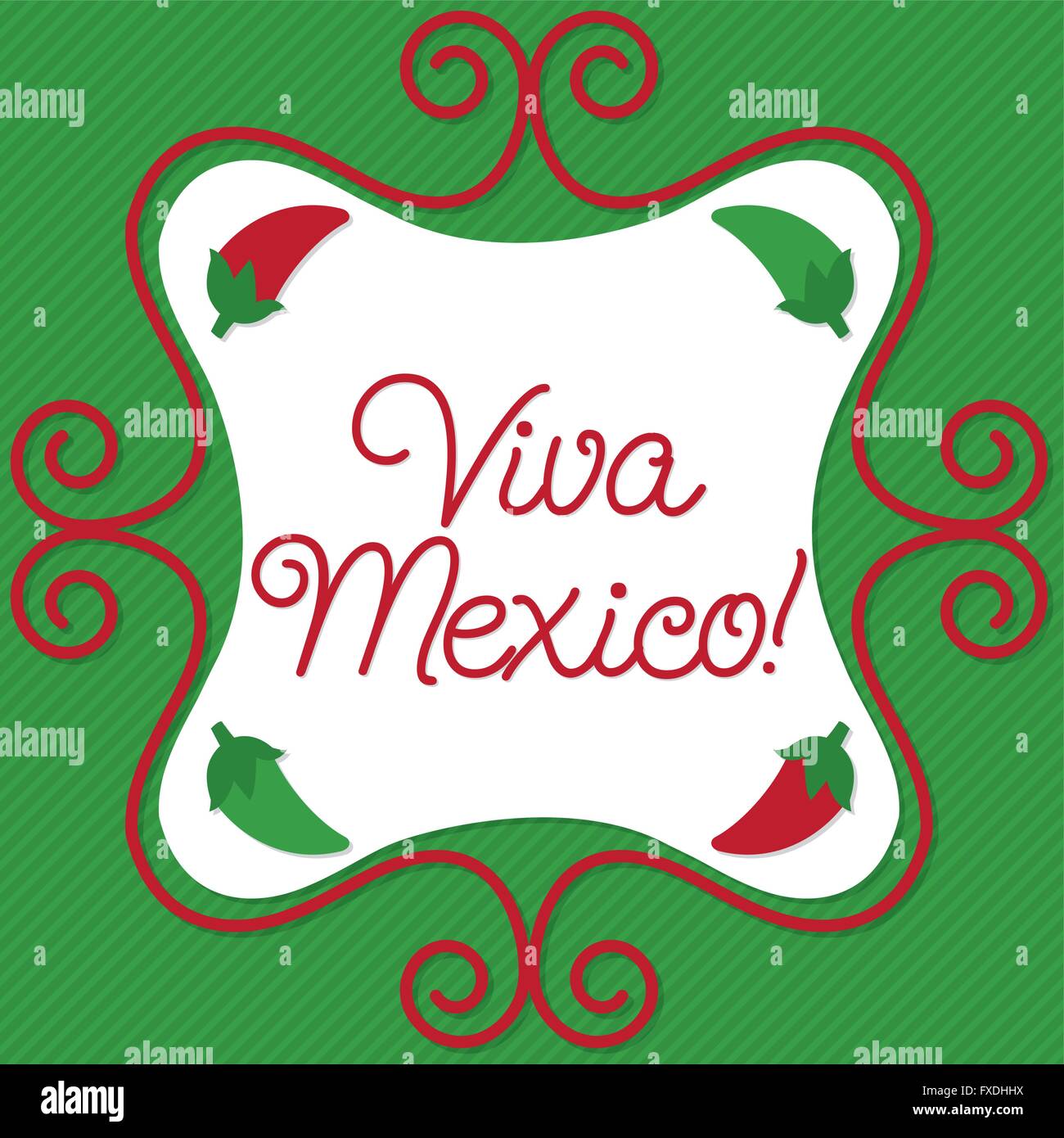 Curly sign Mexican card in vector format Stock Vector Image & Art - Alamy