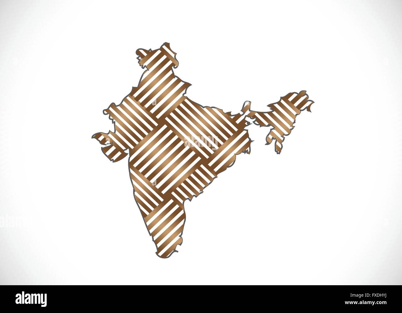Map of India idea design Stock Vector Image & Art - Alamy