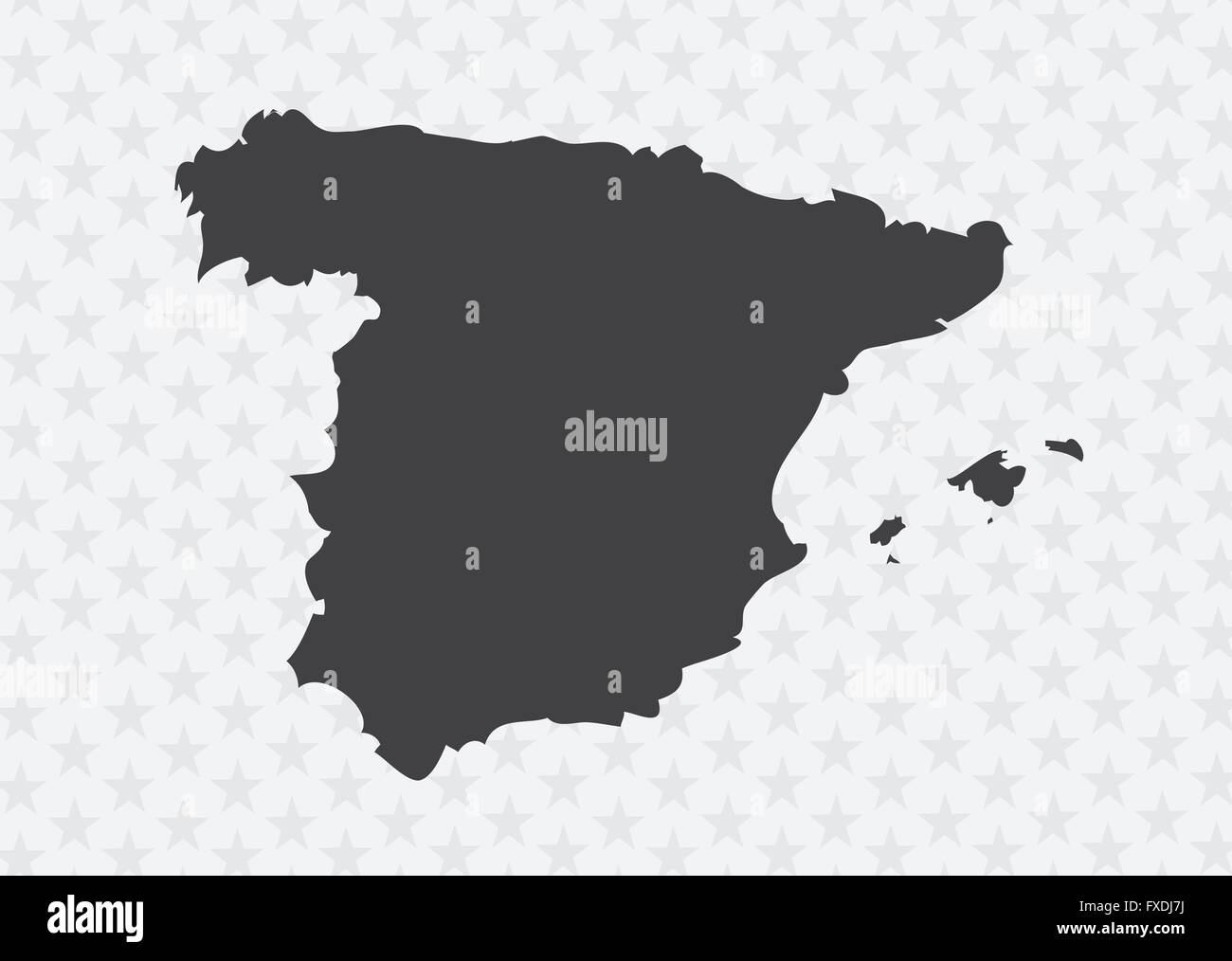 Map of Spain idea design Stock Vector Image & Art - Alamy