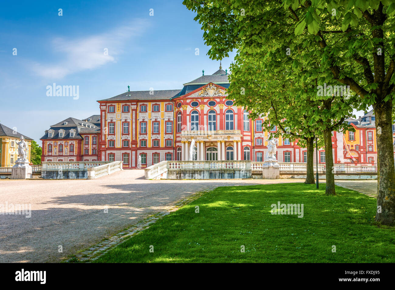 Bruchsal, Castle, Palace, Germany Stock Photo - Alamy